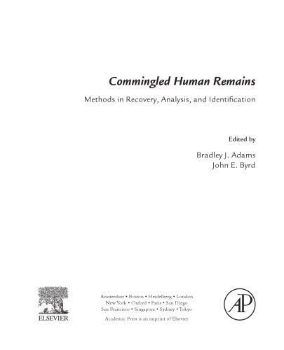 خرید و قیمت دانلود کتاب Commingled human remains : methods in recovery ...