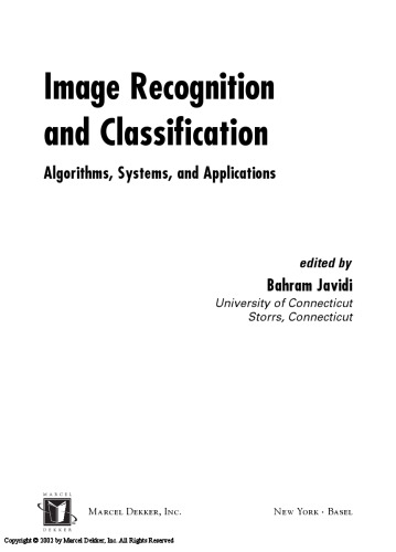 خرید و قیمت دانلود کتاب Image Recognition And Classification Algorithms Systems And 5797